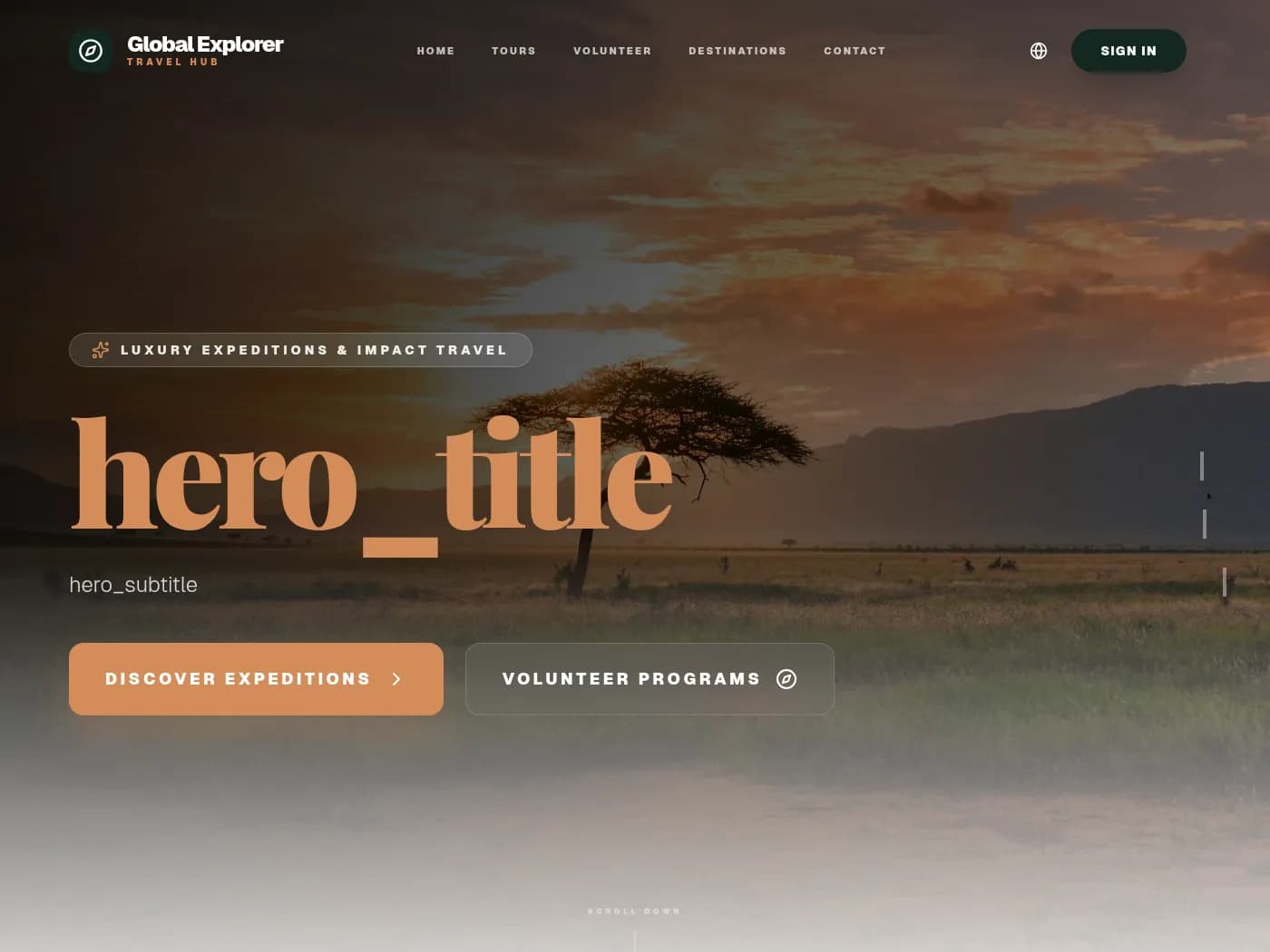 Global Explorer Travel Hub