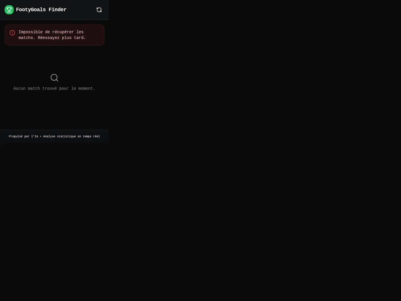 FootyGoals Finder Extension