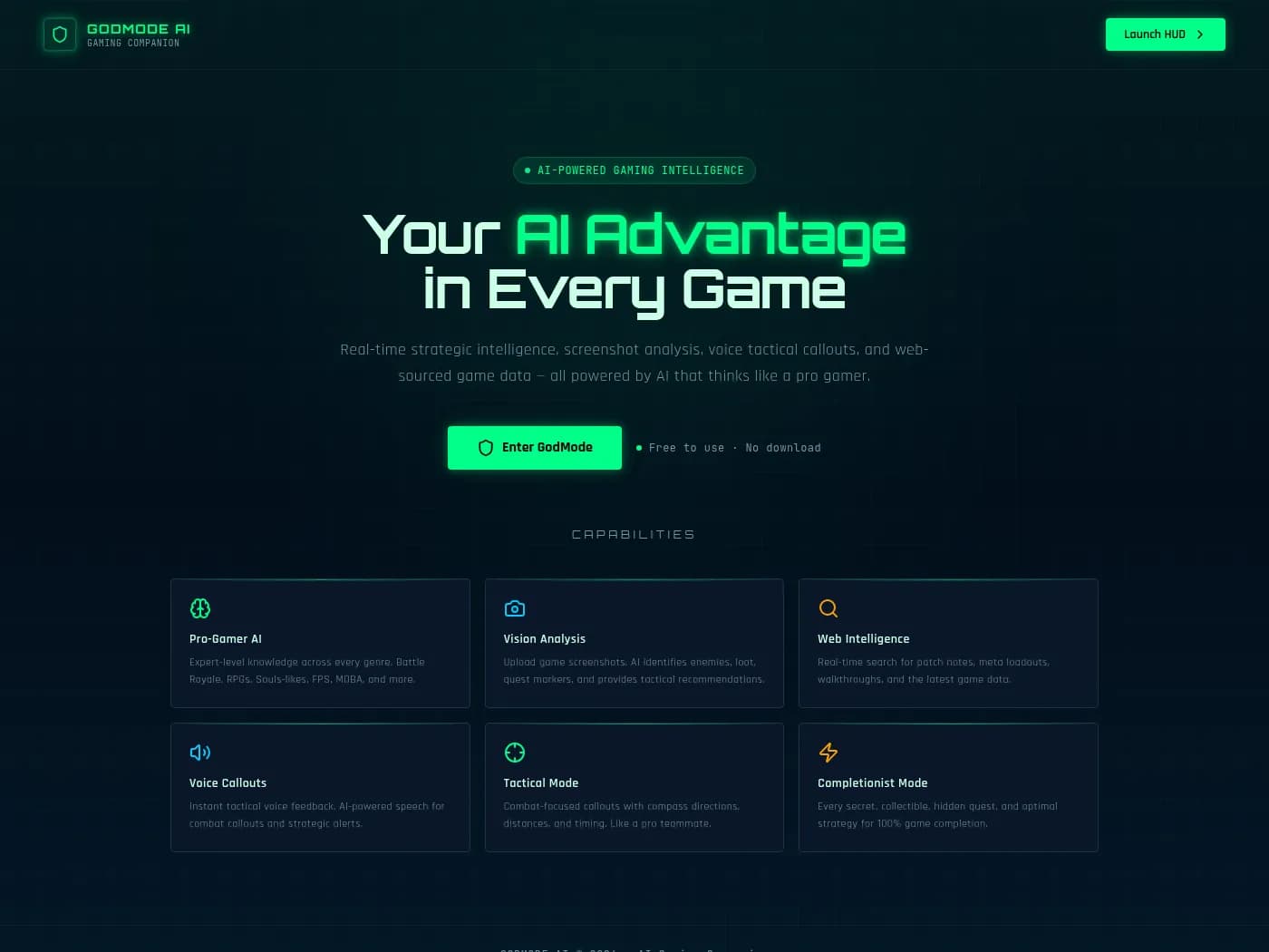GodMode AI Gaming Companion