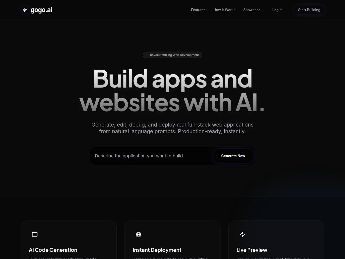 gogo.ai: AI Web Builder