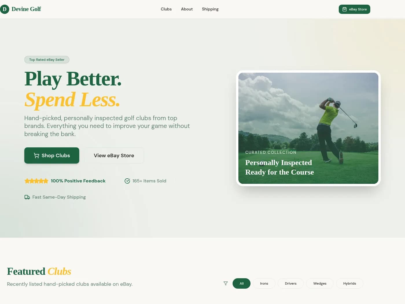 GolfGear Marketplace
