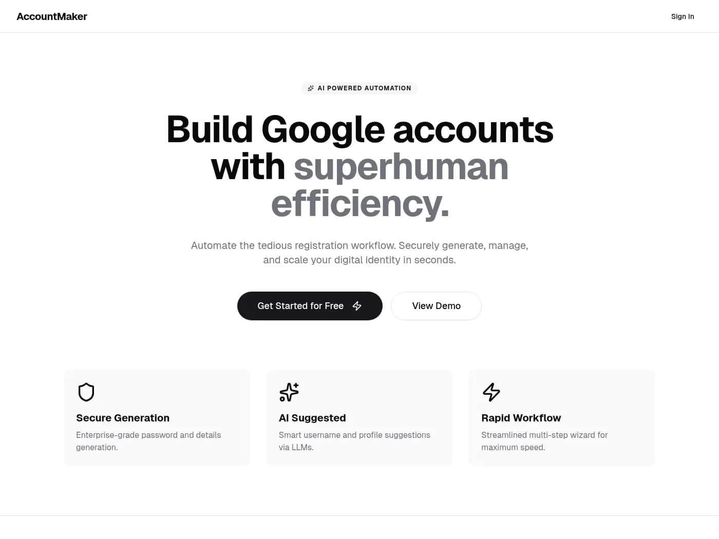 Google Account Maker