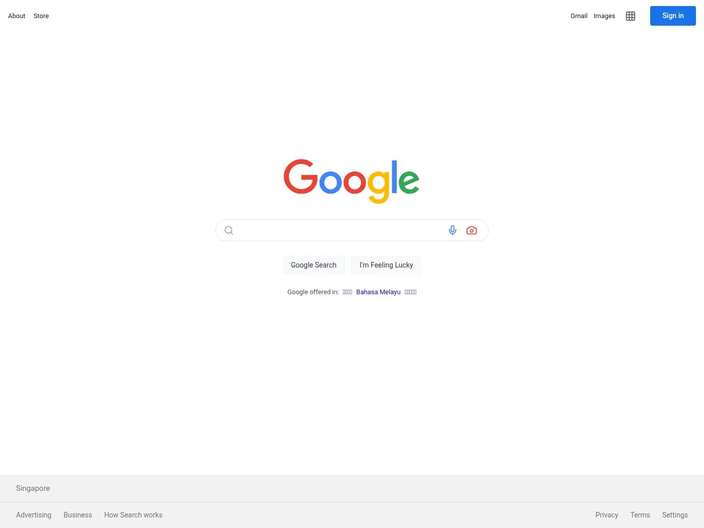 Google Homepage Clone