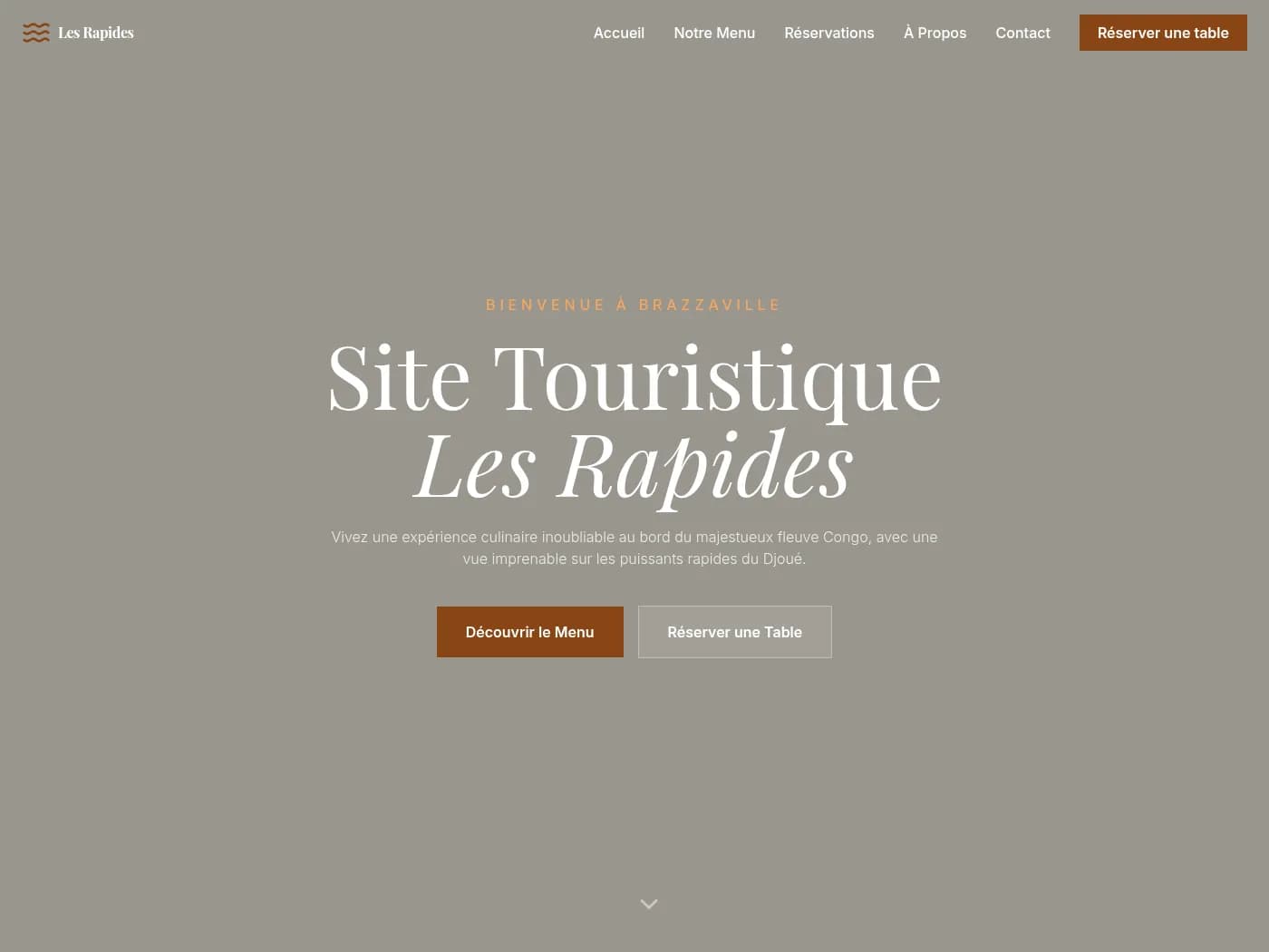 Le Gourmet Bistro Site