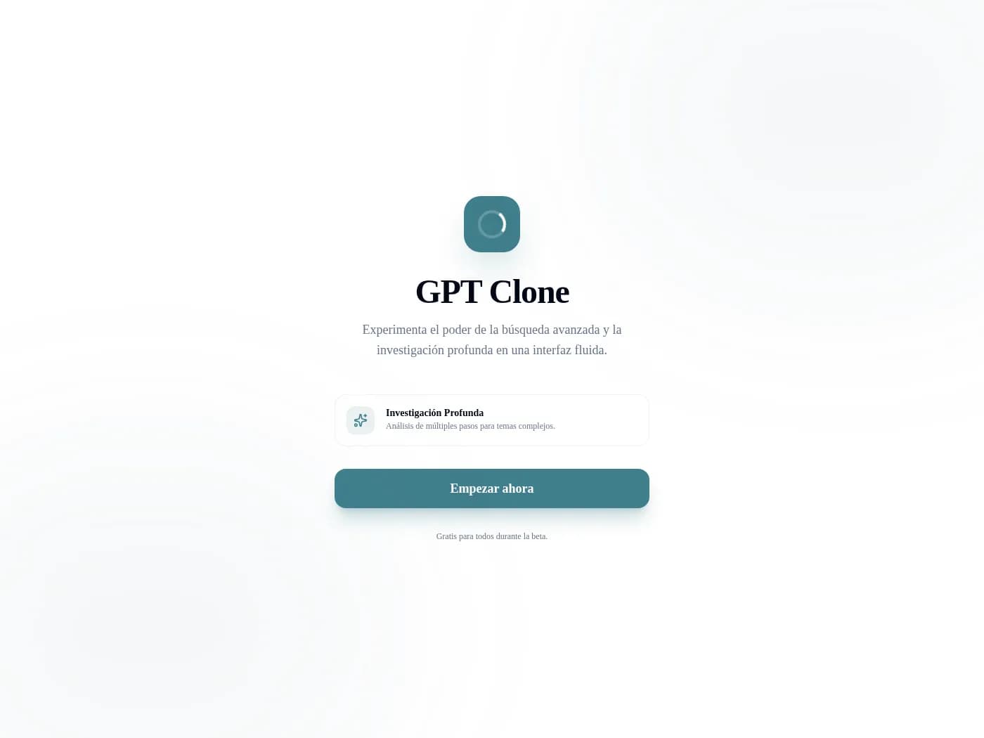 GPT Chat Clone