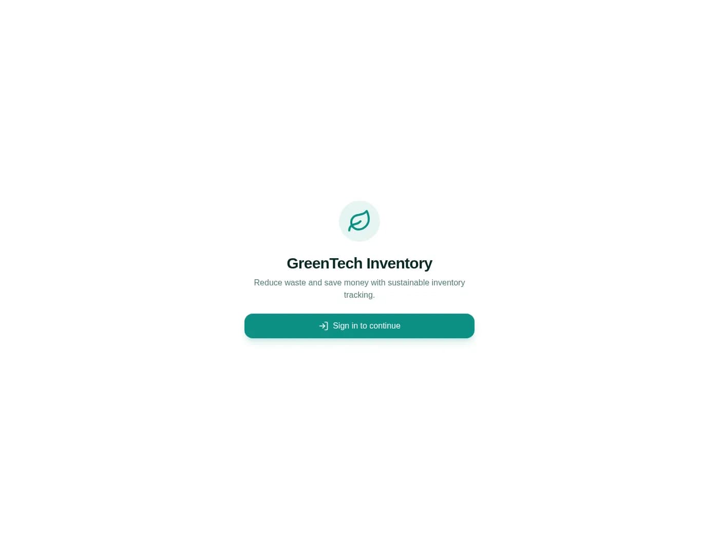 GreenTech Inventory Assistant