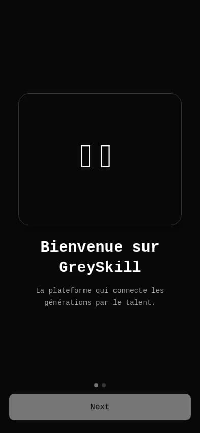 GreySkill: Seniors Talent Marketplace