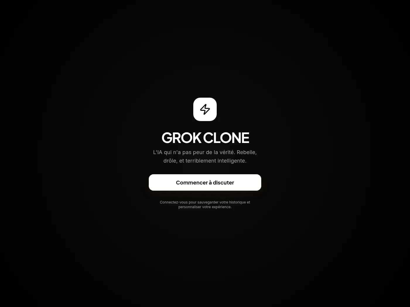 Grok Chatbot Clone