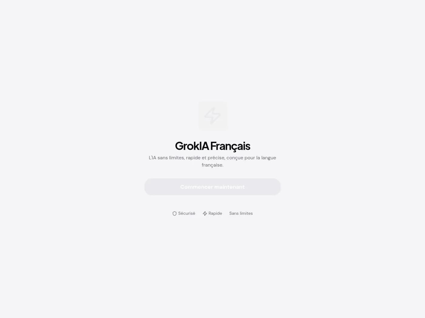 GrokIA Français Illimité