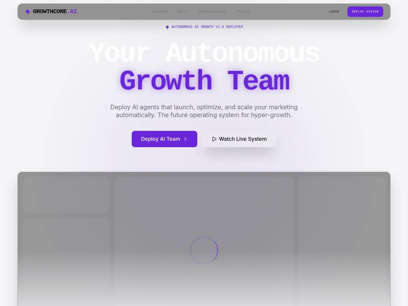 GROWTHCORE AI Platform