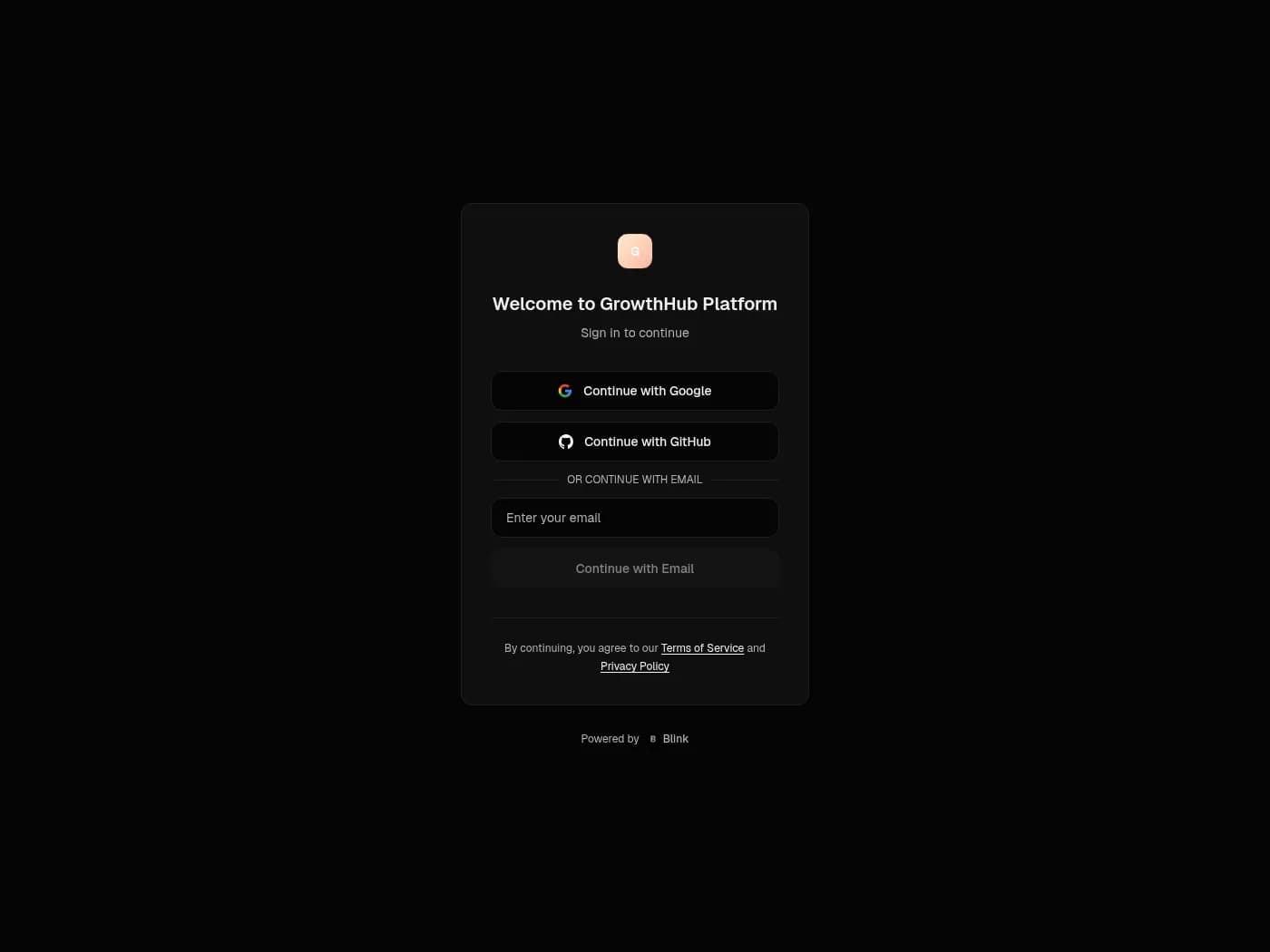 GrowthHub Platform