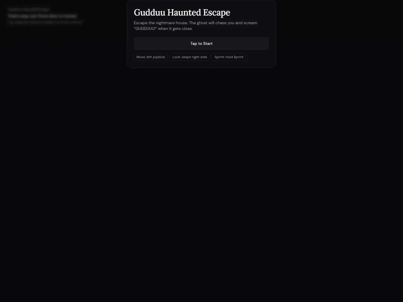 Gudduu Haunted Escape