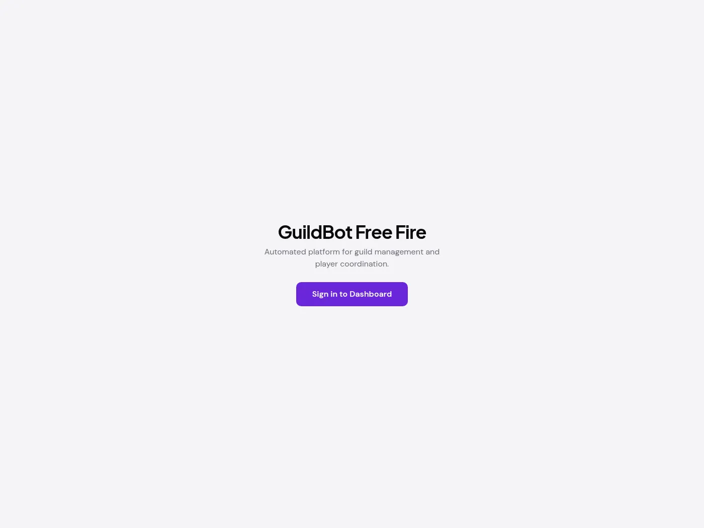 GuildBot Free Fire