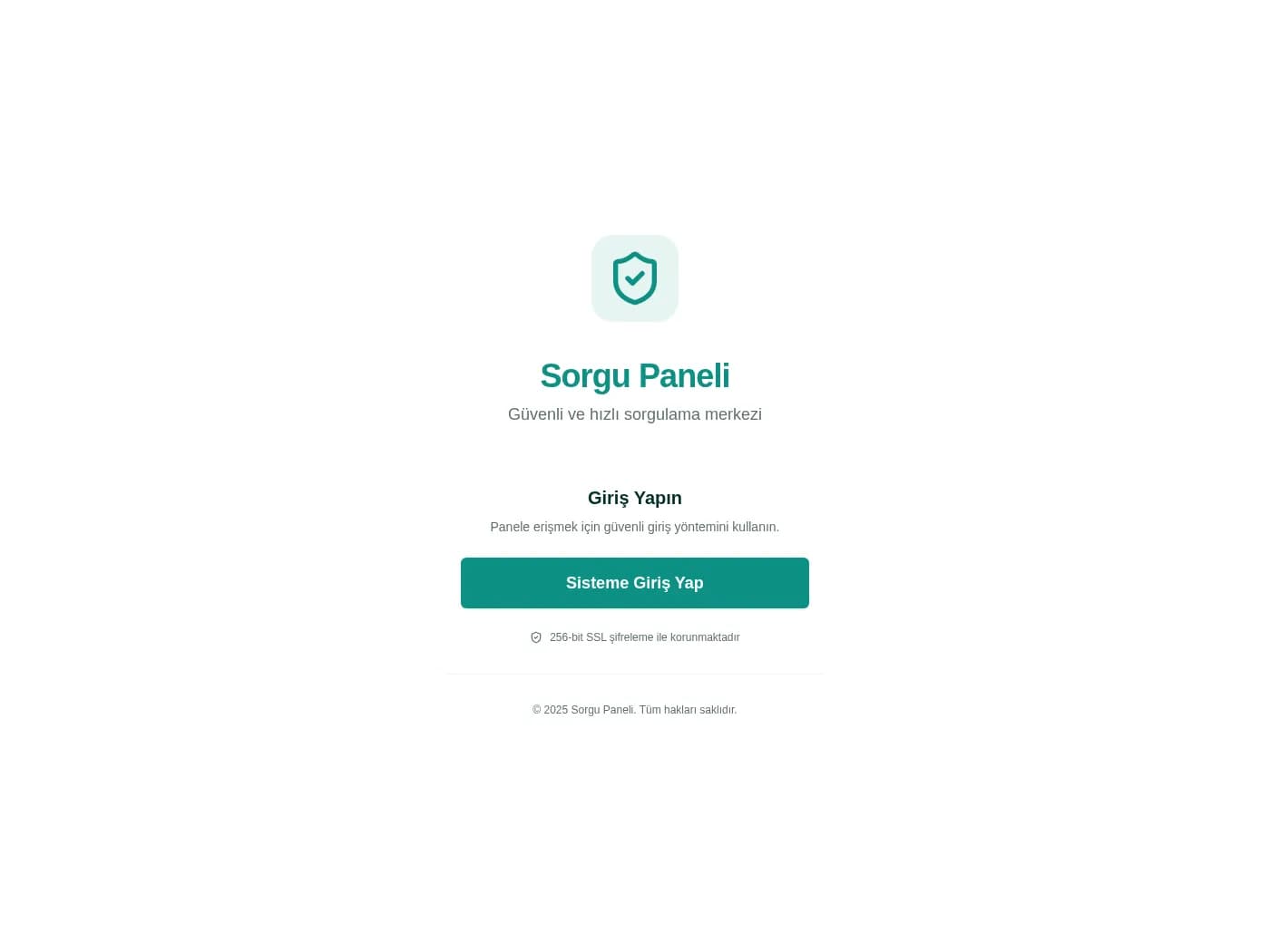 Güncel Telefon Sorgu Paneli