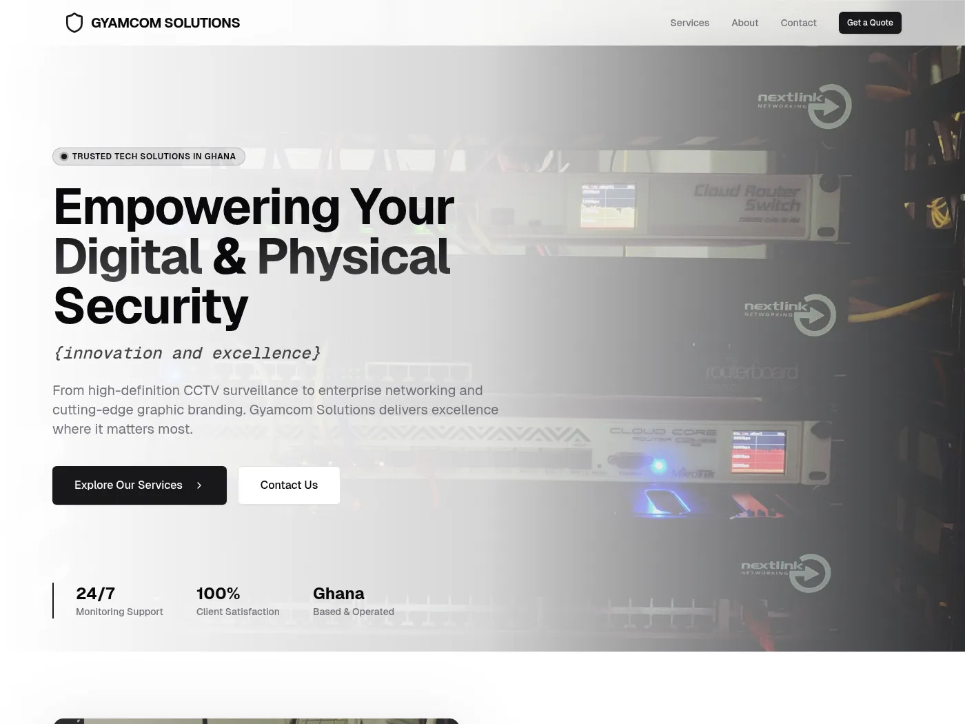 Gyamcom Solutions Site