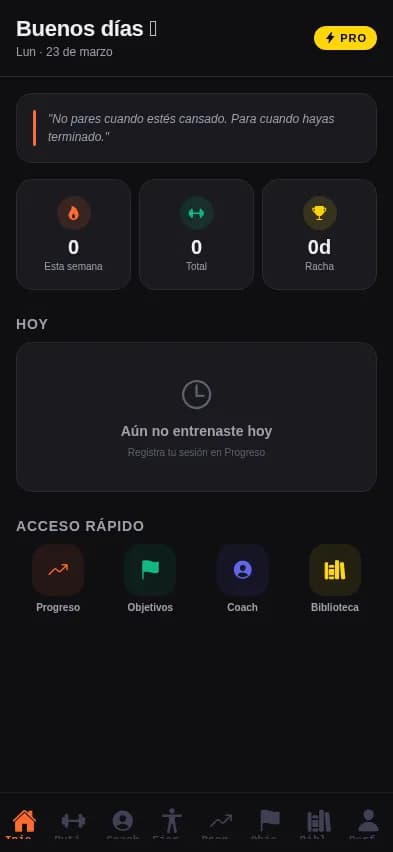 Gym Coach App
