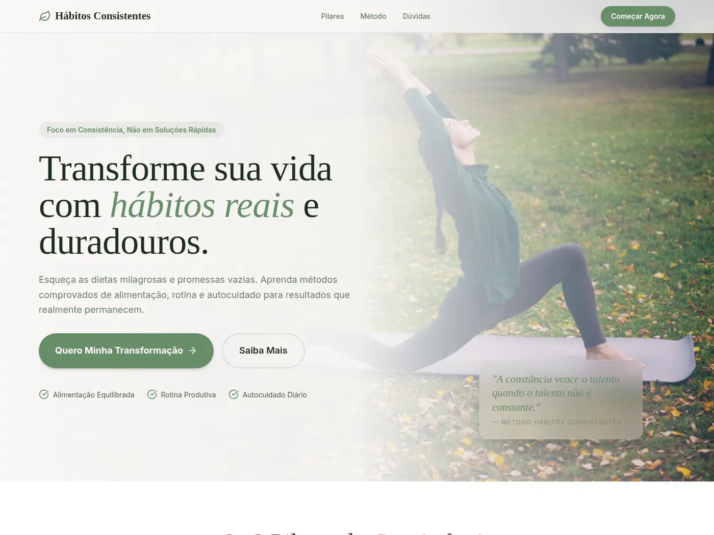 Hábitos Consistentes Web