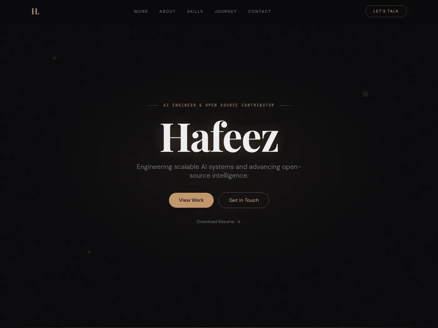 Hafeez Elite Portfolio