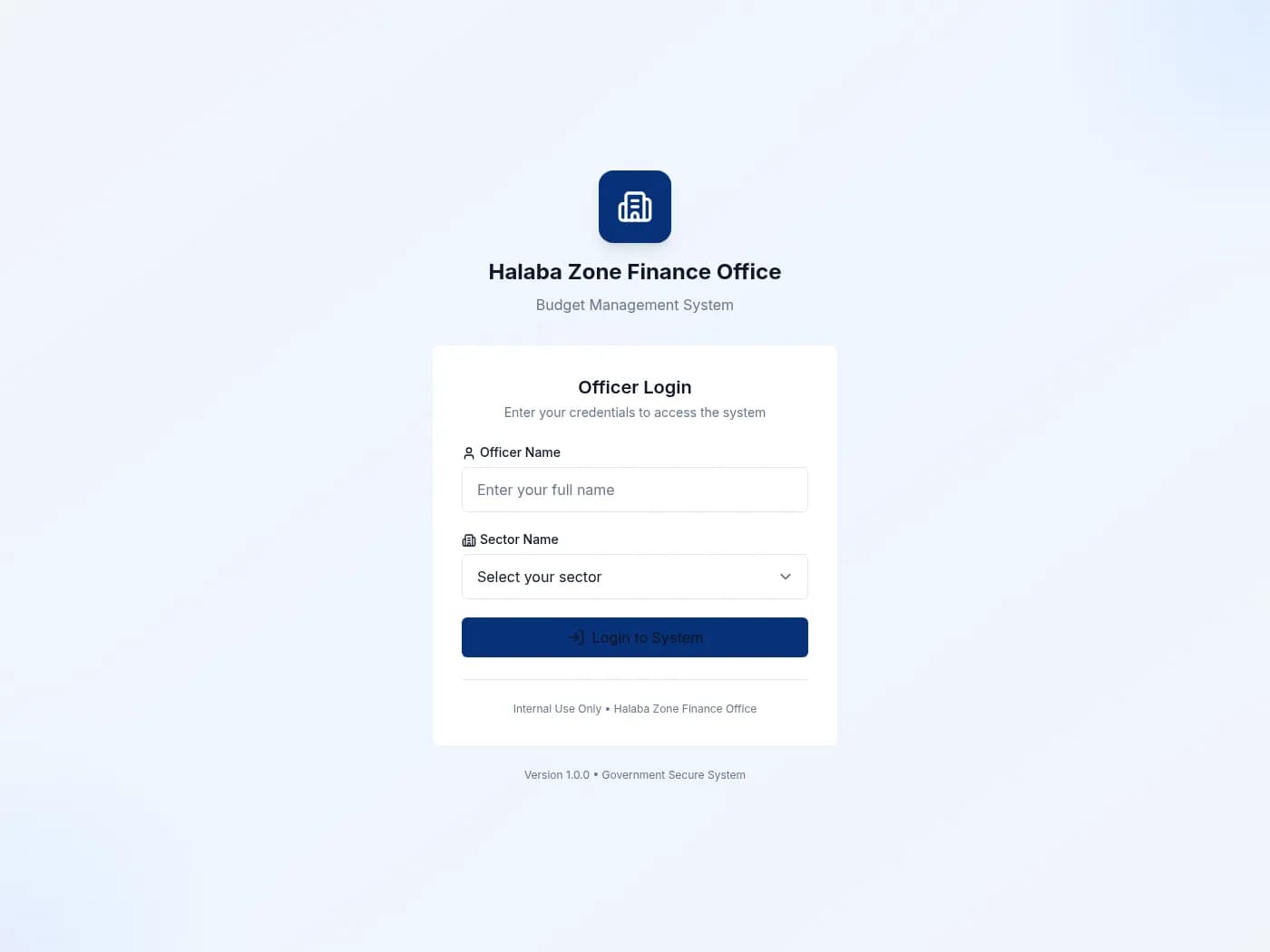 Halaba Finance Dashboard