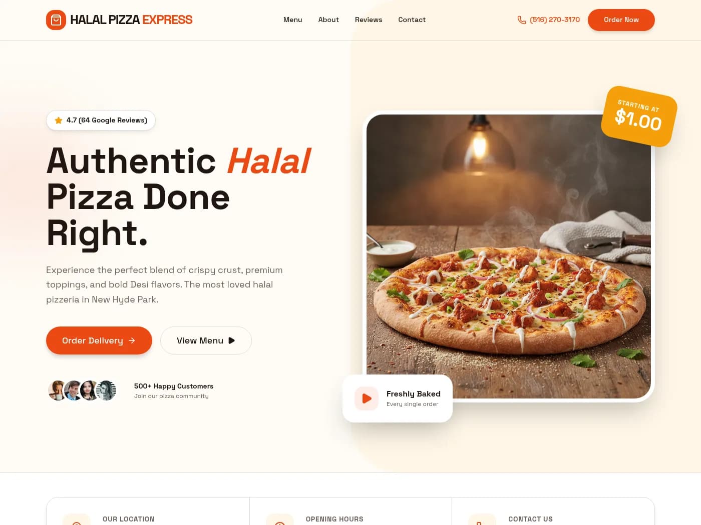 Halal Pizza Express Site