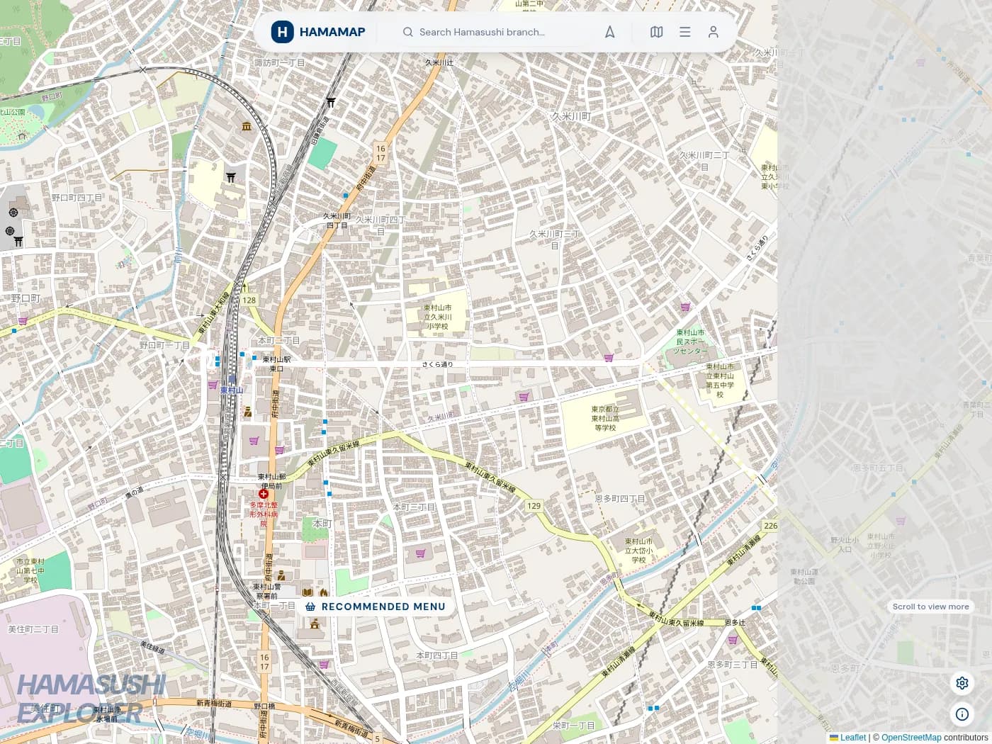 Hamasushi Map Explorer