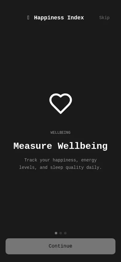 Happiness Index Mobile