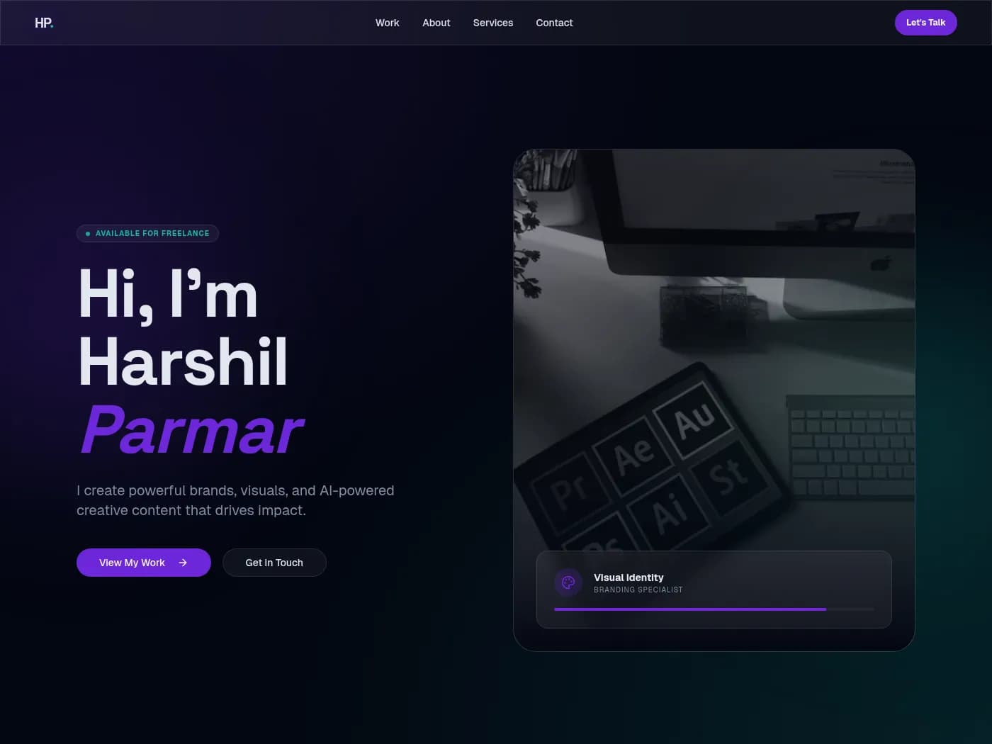 Harshil Parmar Portfolio