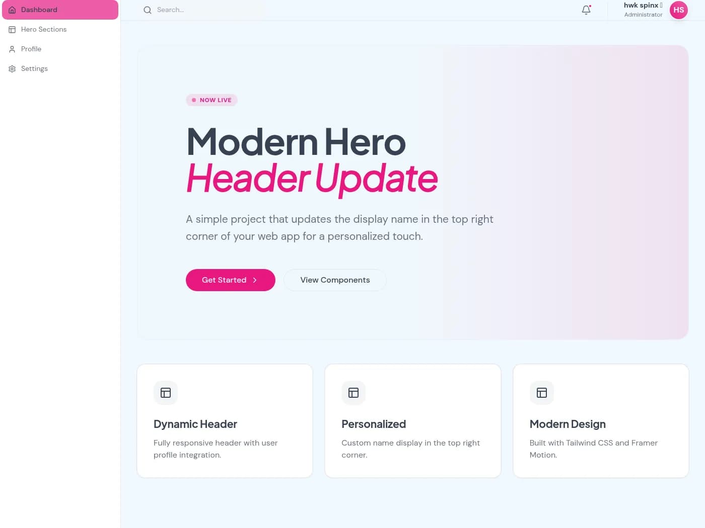 HWK Spinx Hero Header