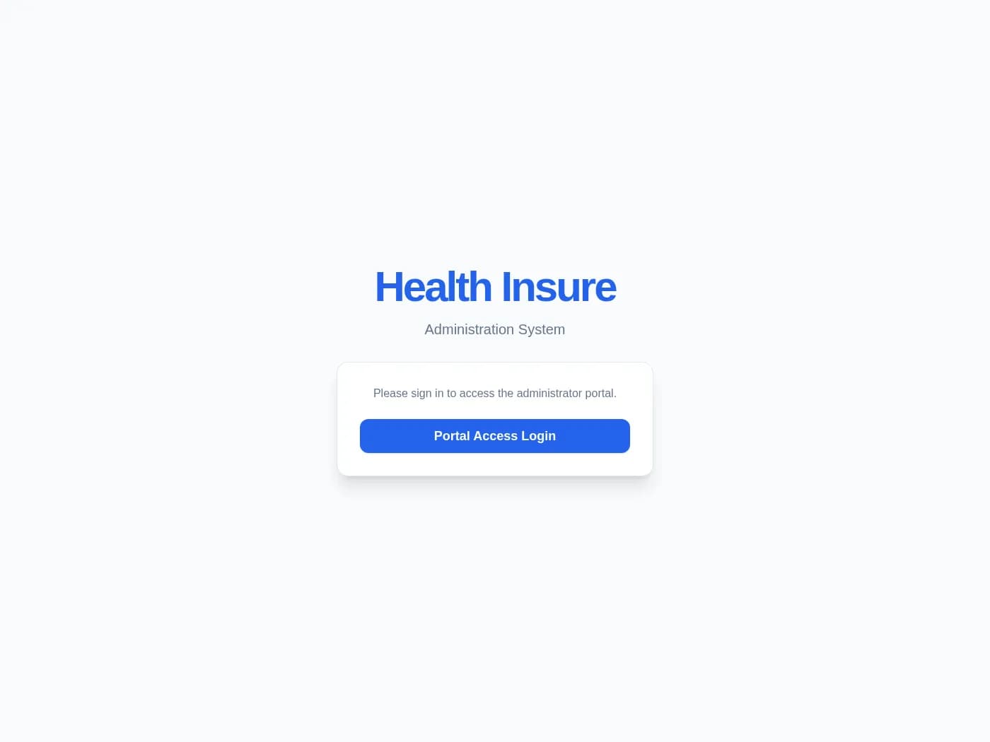 Health Insure Admin