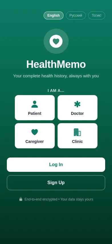 HealthMemory Mobile