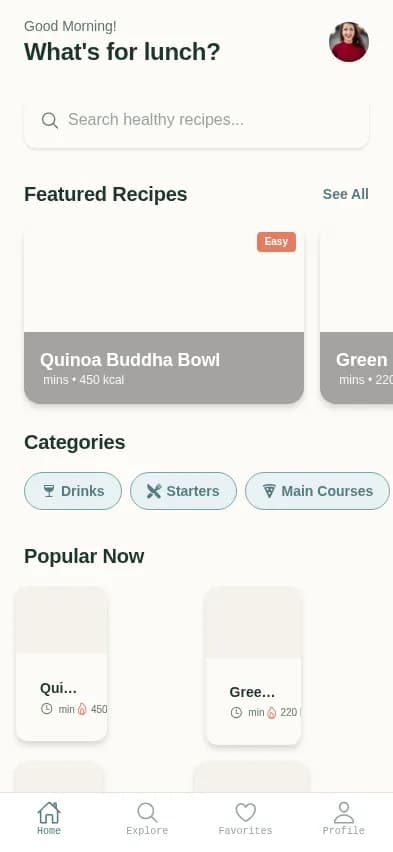Healthy Recipes Mobile
