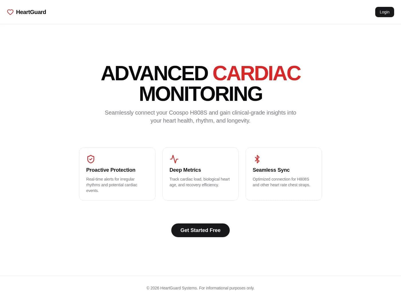 HeartGuard Monitor App
