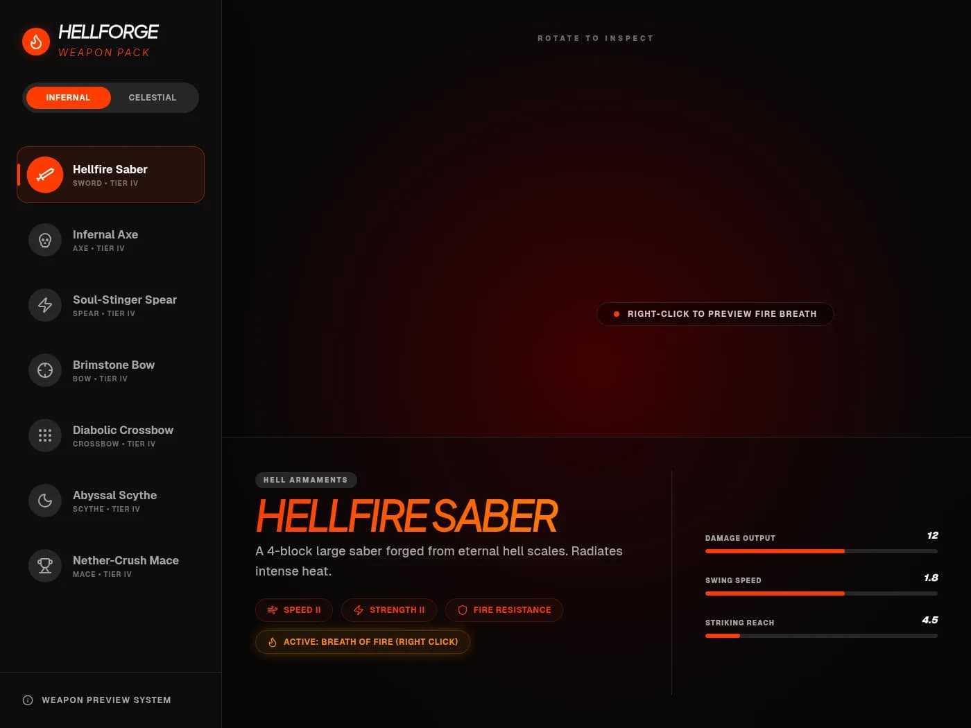 Hellforge Weapon Pack