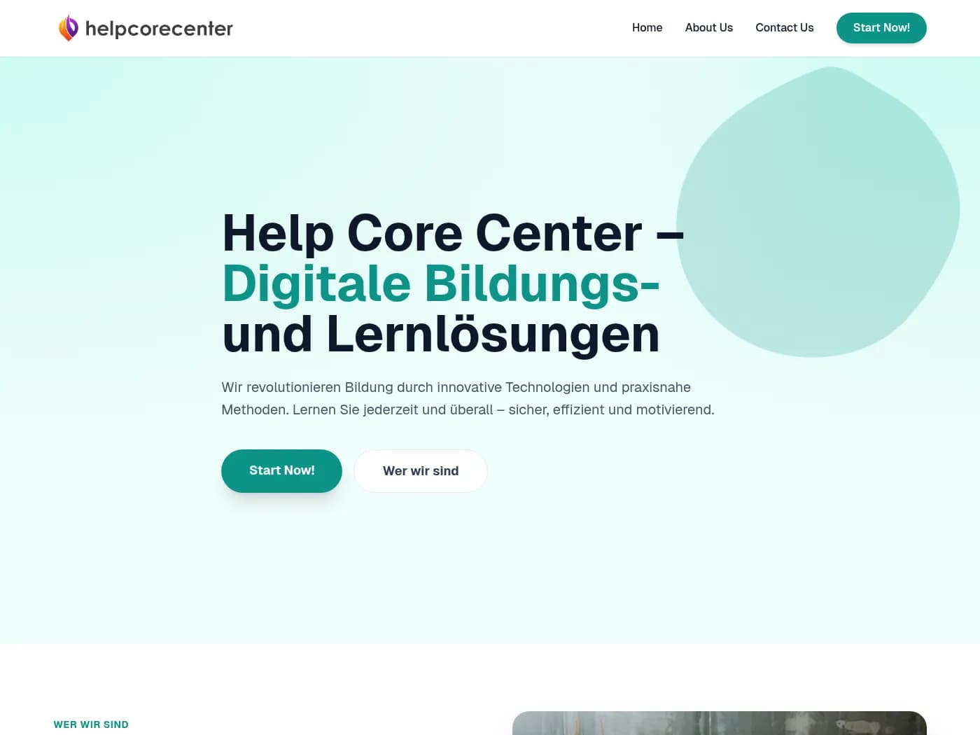 Help Core Center Website