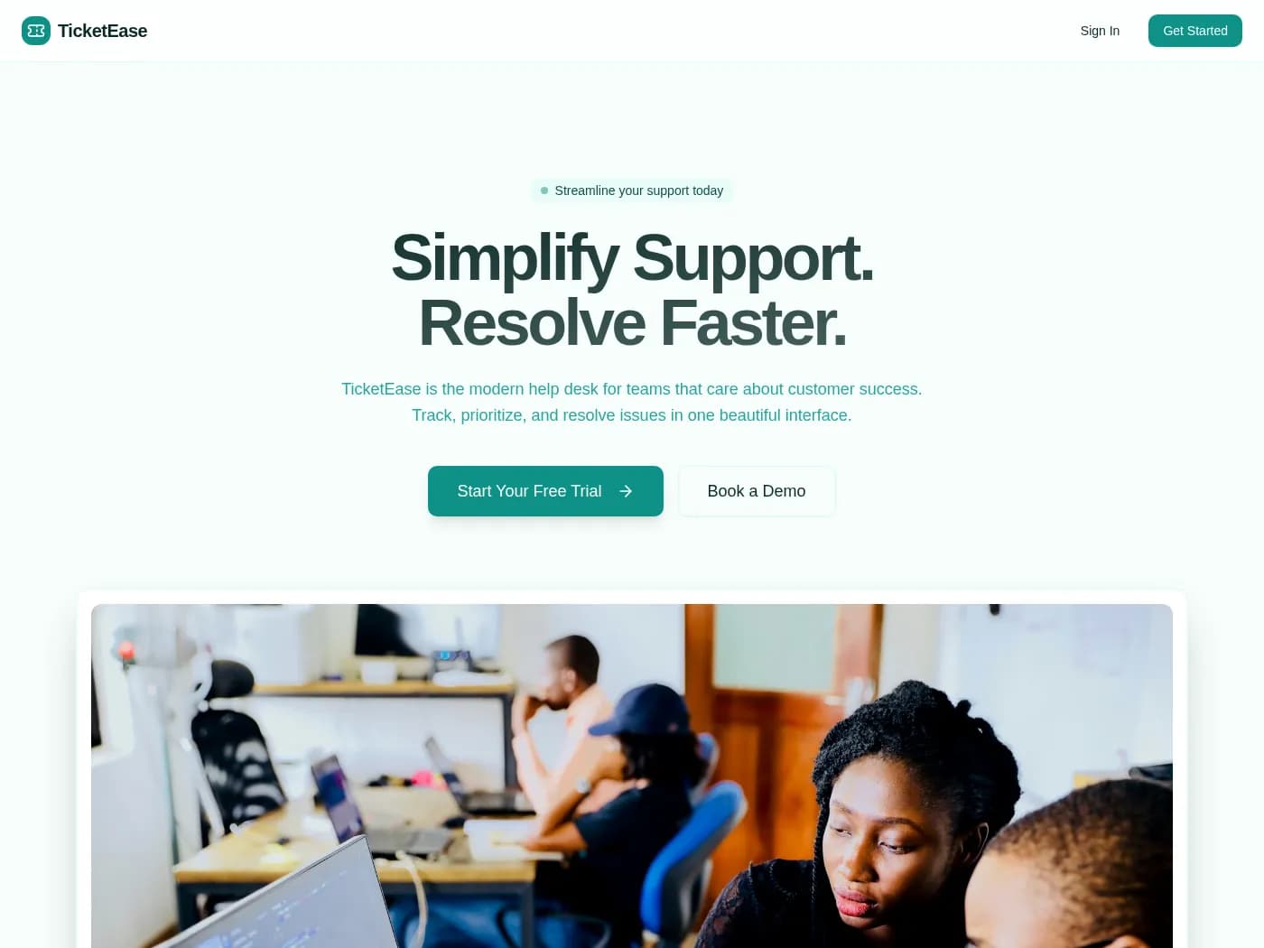 TicketEase Help Desk