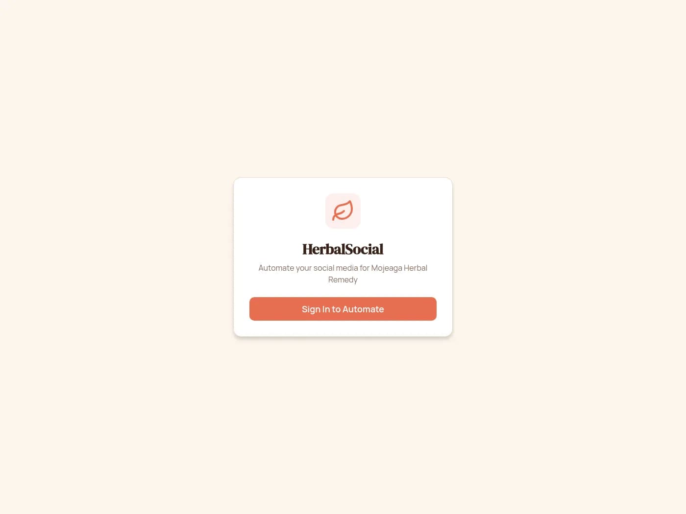 HerbalSocial Automator