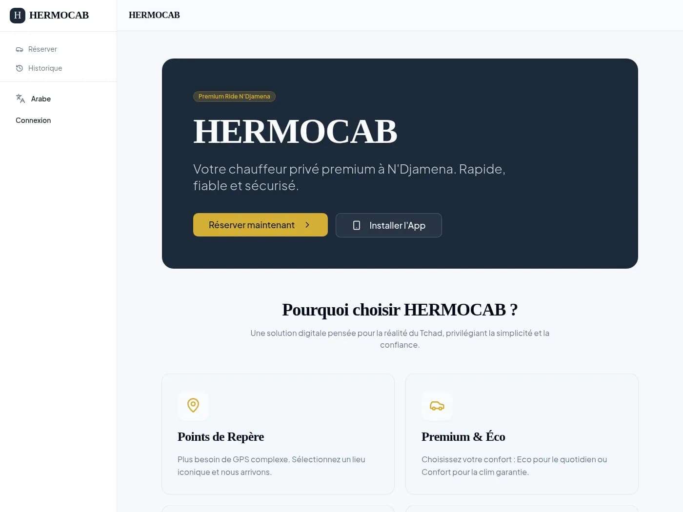 Hermocab Premium Ride PWA