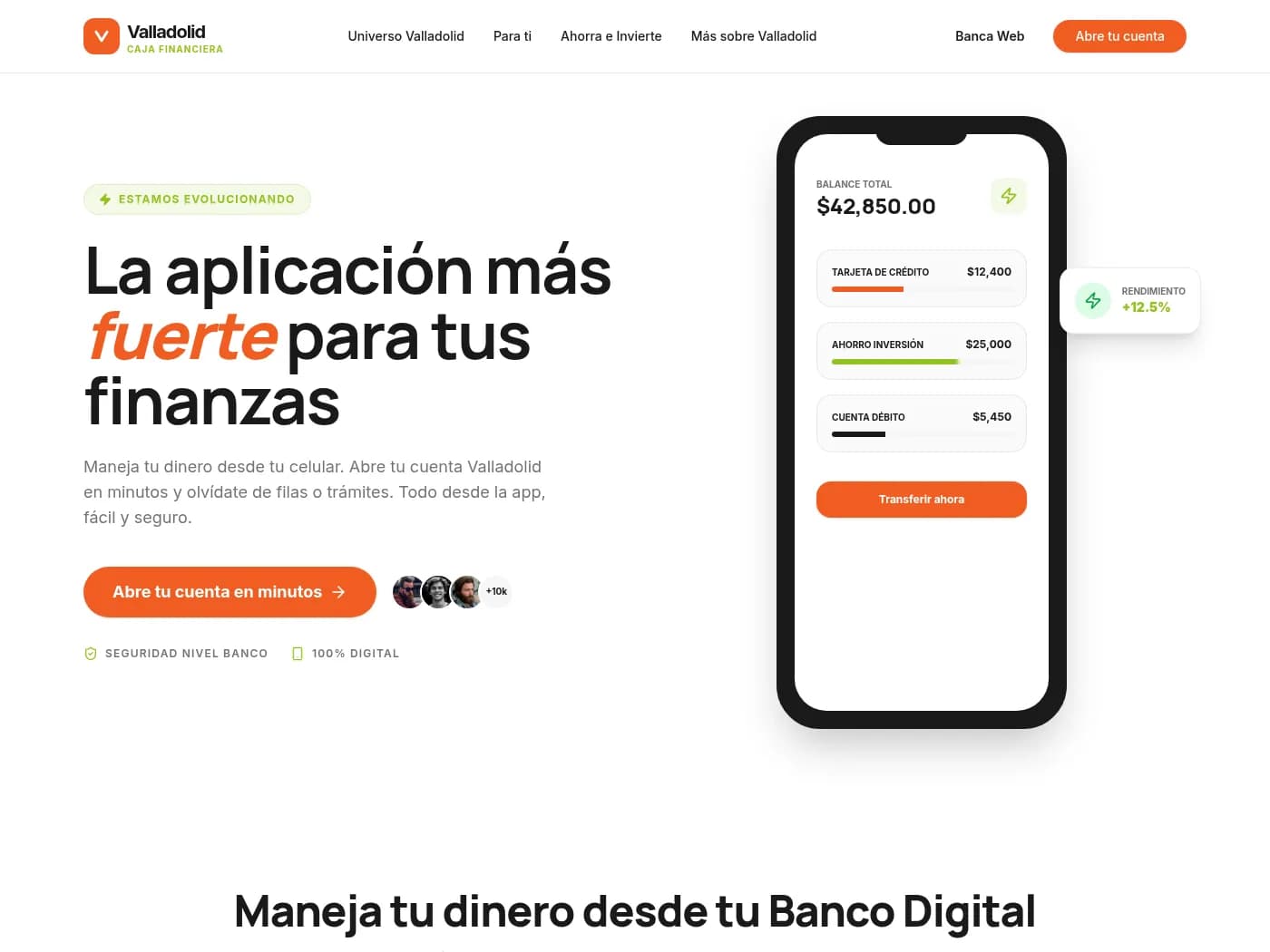 HeyBank Web Clone