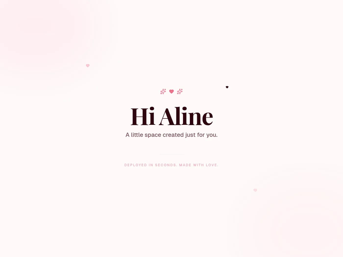 Hi Aline Webpage