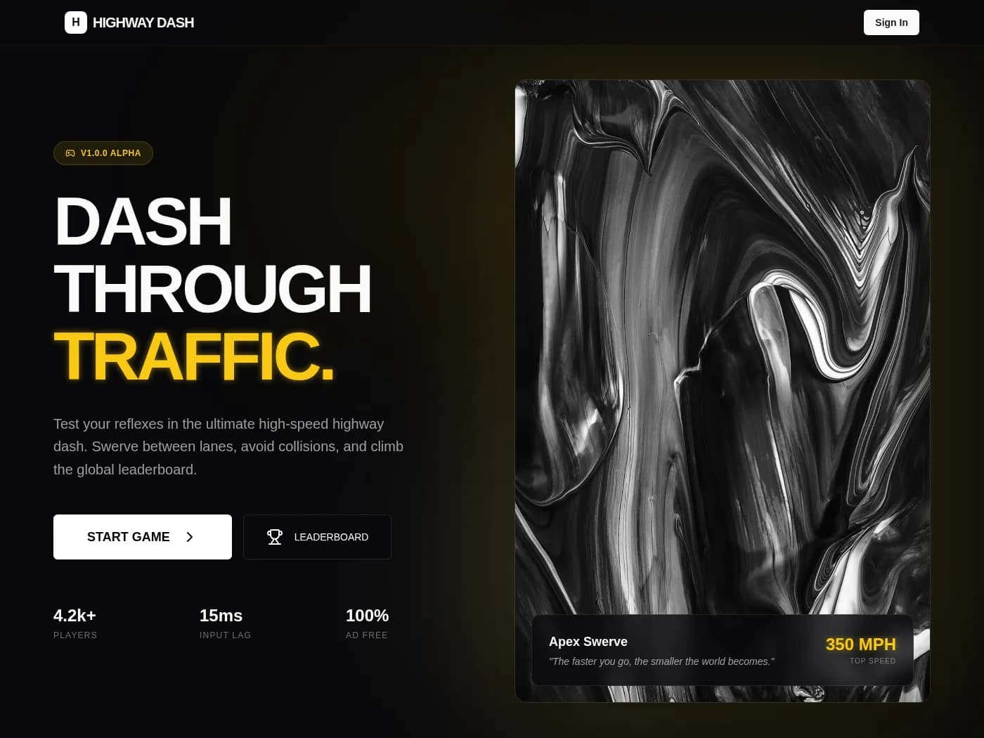 Highway Dash Game