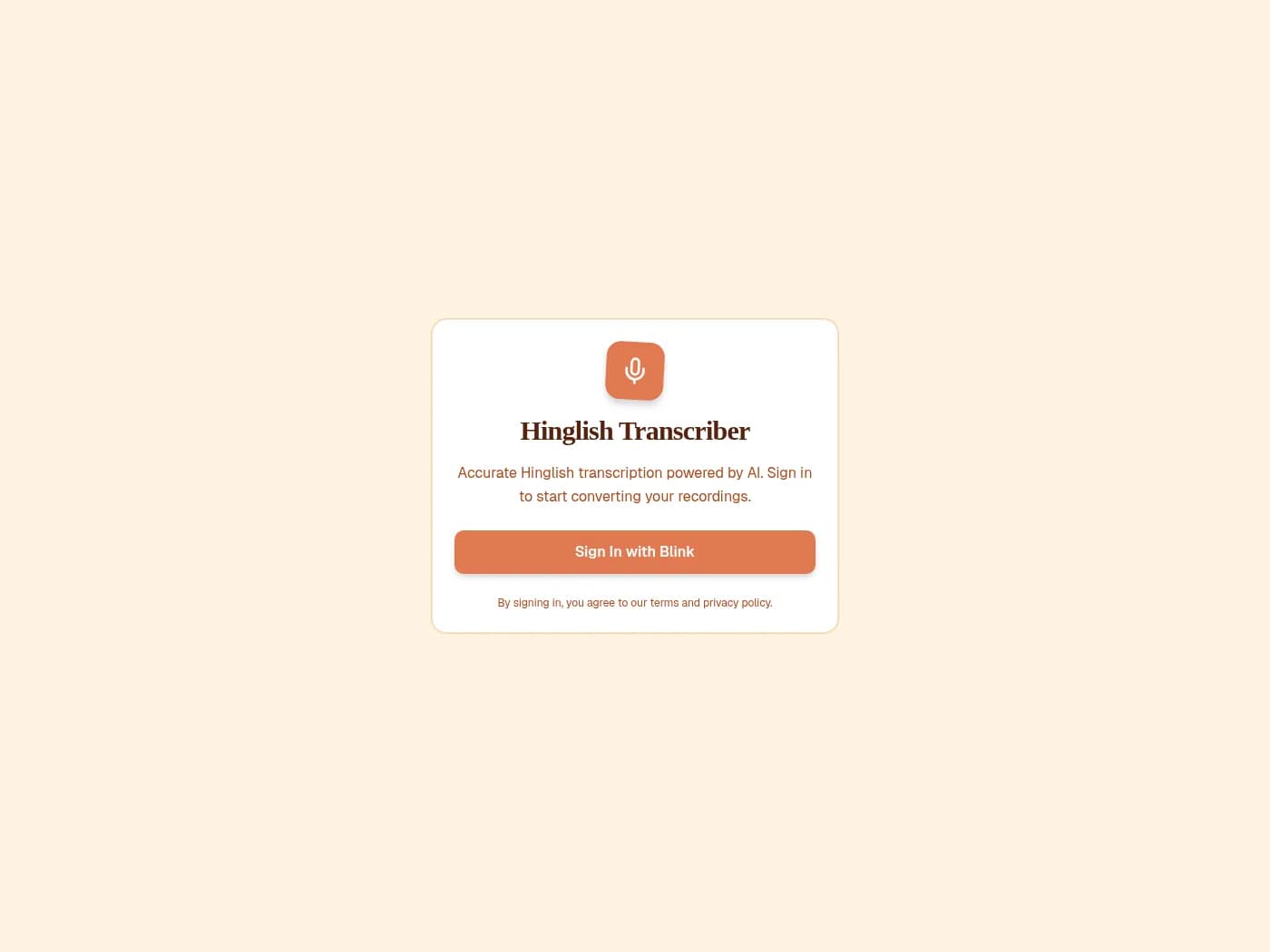 Hinglish Audio Transcriber