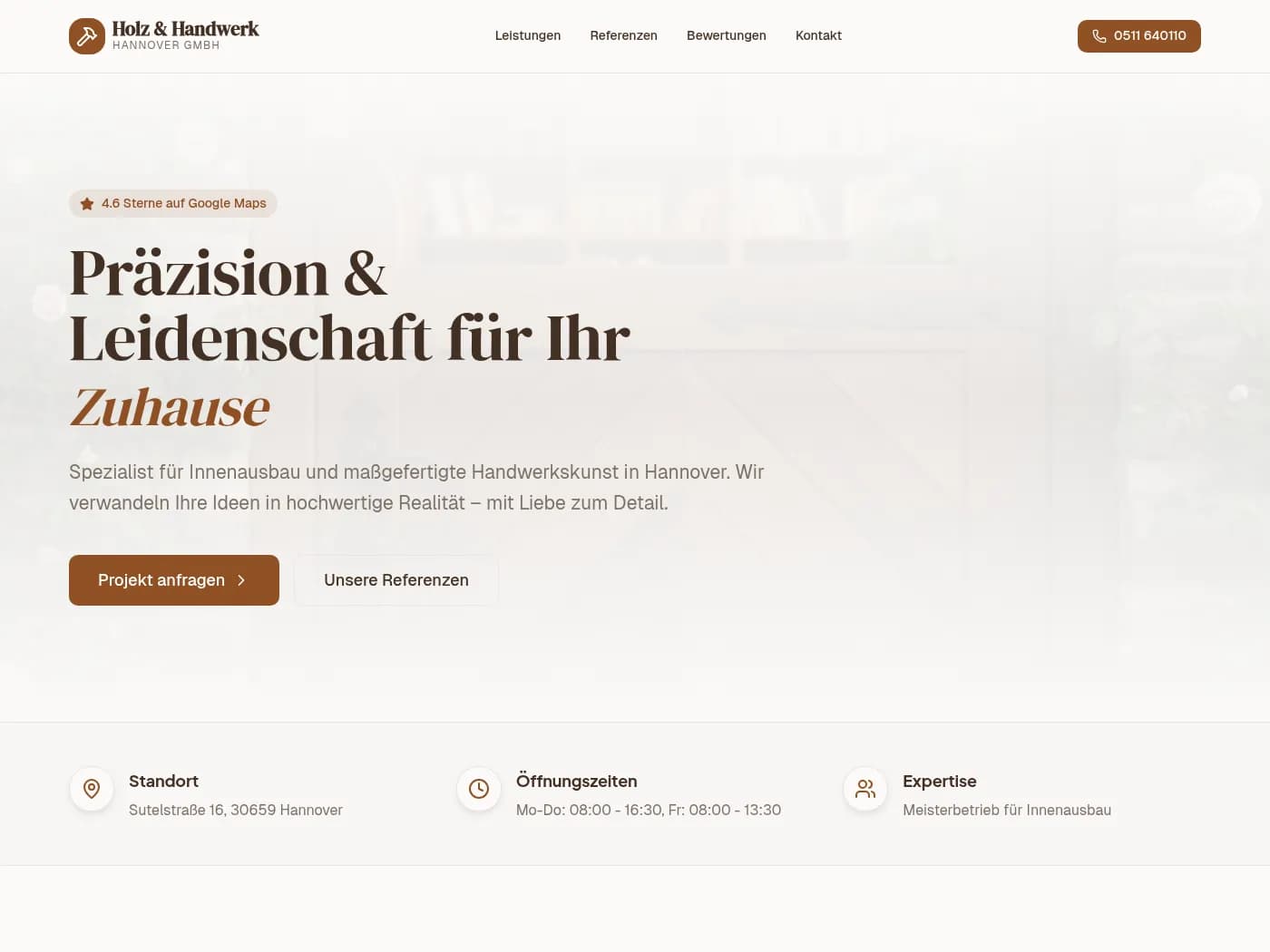Holz & Handwerk Showcase