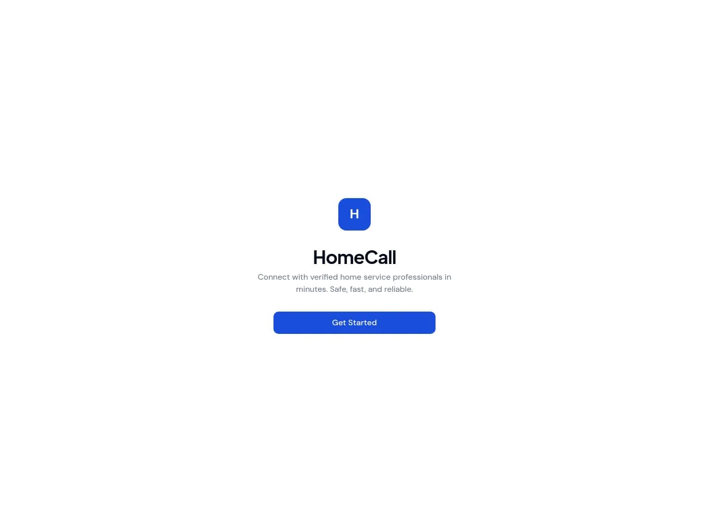 HomeCall Marketplace App