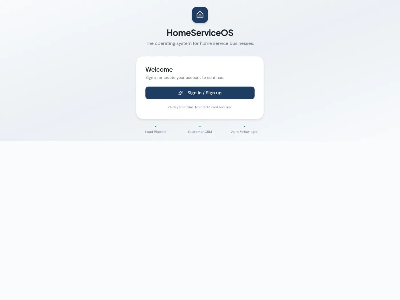 HomeServiceOS Foundation
