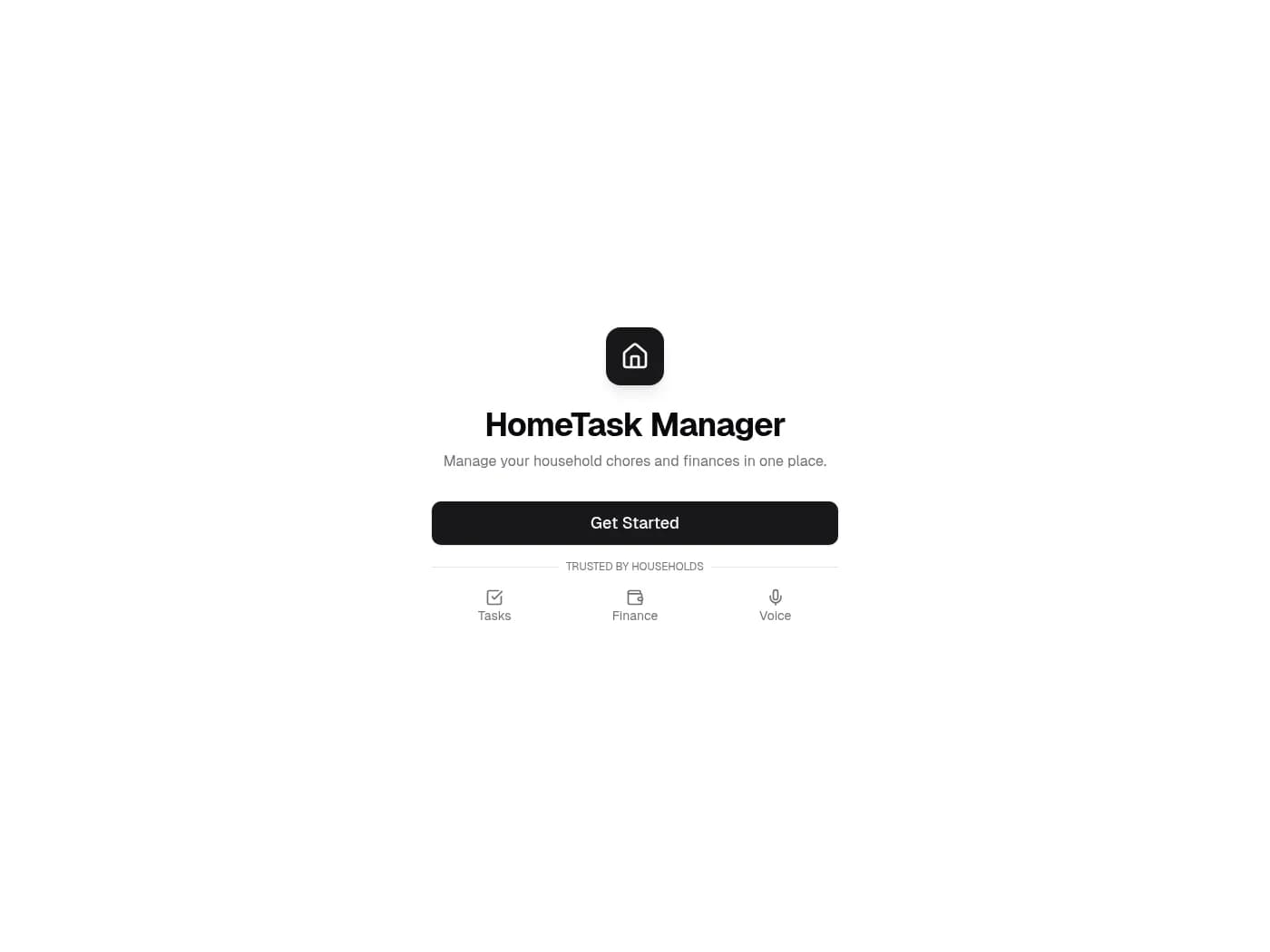 HomeTask Manager