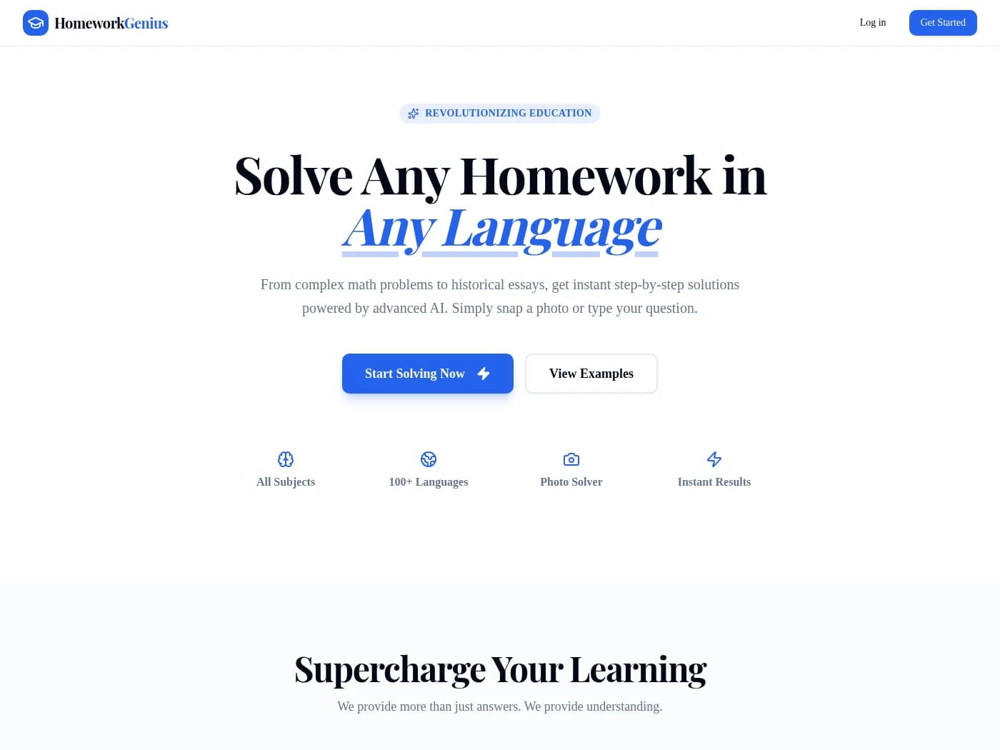 Homework Genius AI