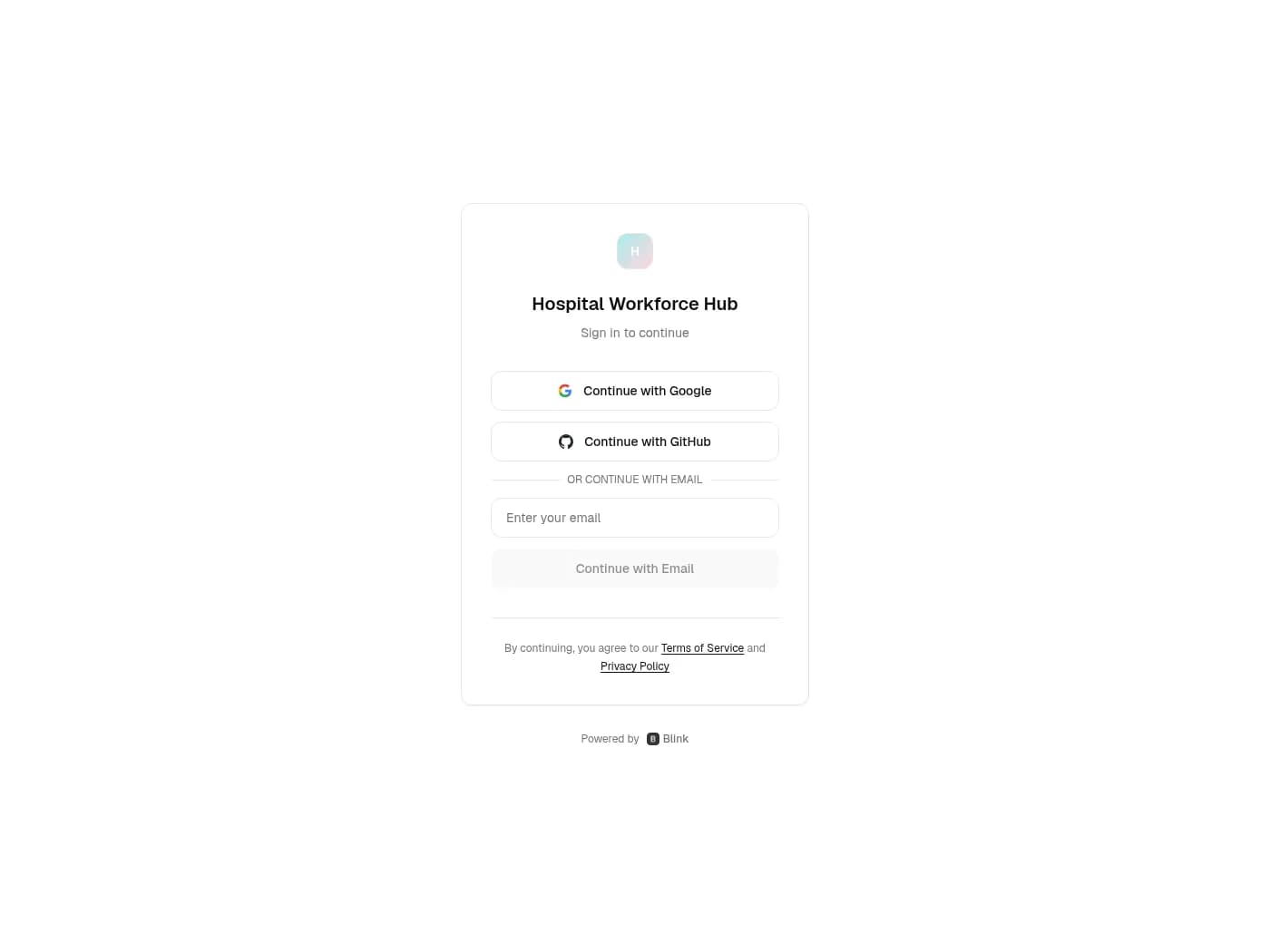 Hospital Workforce Hub