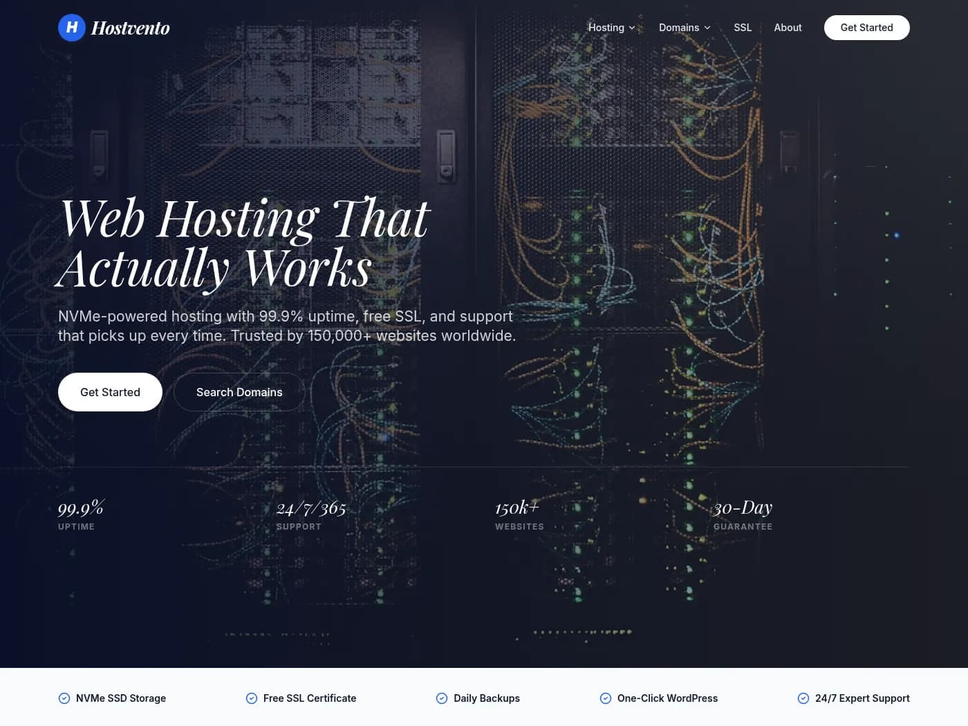 Hostvento Hosting Website