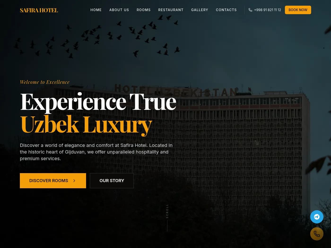 Safira Hotel English Web