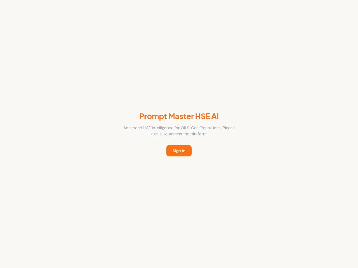 Prompt Master HSE AI